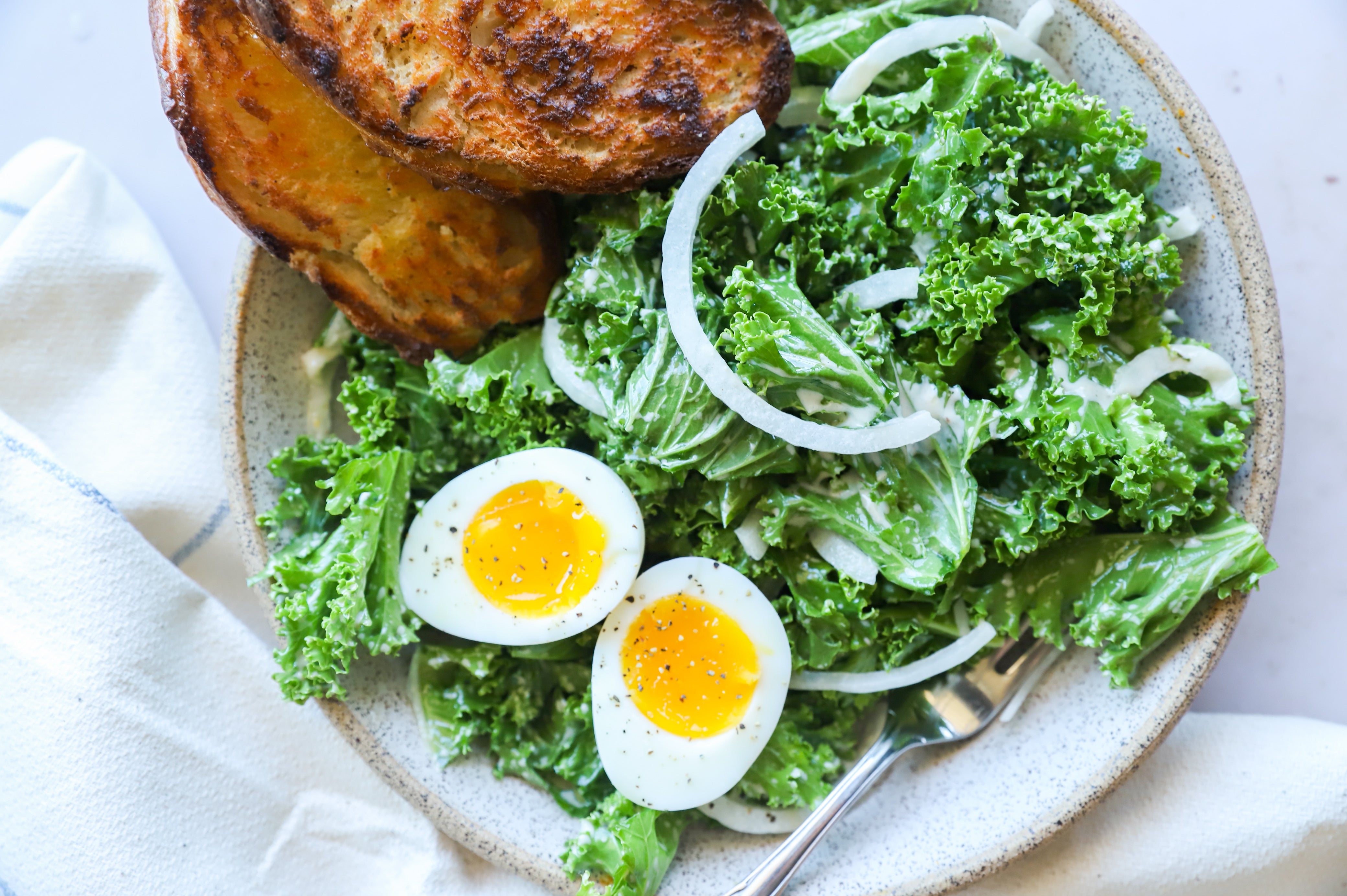 Simple Kale Ceaser Salad Recipe – Jihi